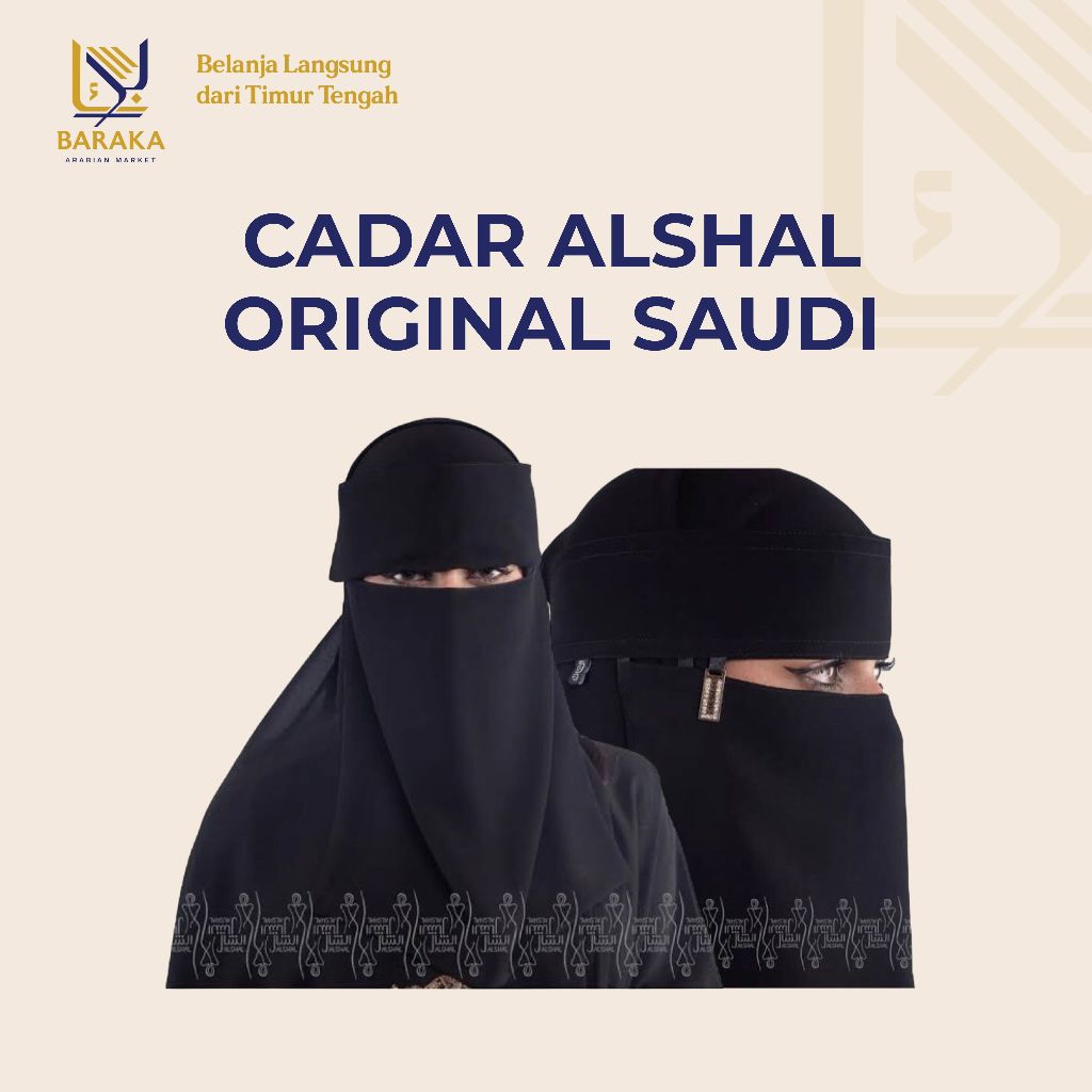 Original Saudi Alshal Veil | Shopee Malaysia