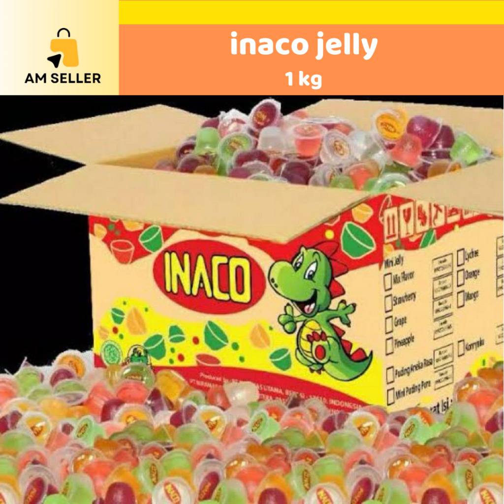 [1kg] Inaco Jelly Jelly Inaco Mix Contents 64-65 cup EXP 2025 | Shopee ...