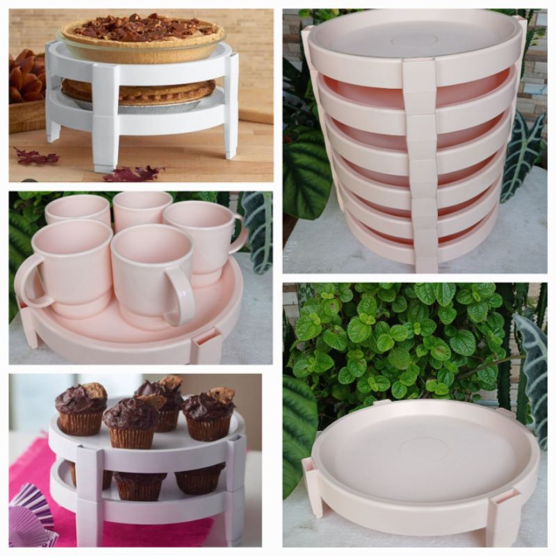 Devide A Rack Pie Tart Stacker tupperware / Tray tupperware / Tray ...