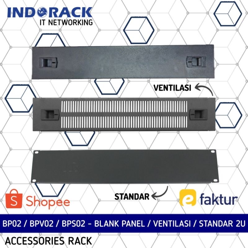 Bp02 / BPV02 / BPS02 Blank Ventilation Panel 2U INDORACK Rack Server 19 ...