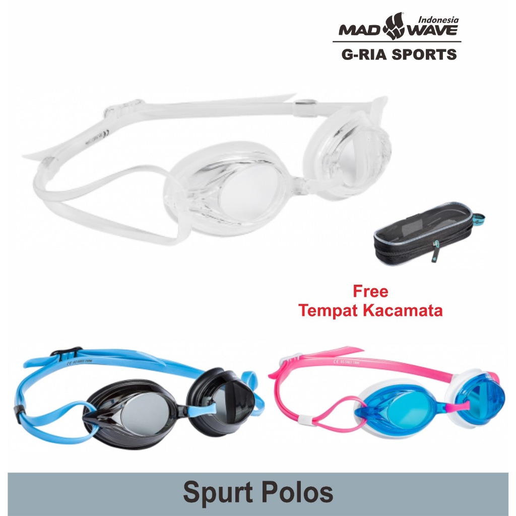 Original Mad Wave Swimming Goggles (Plain Spurt) All Sizes | Shopee ...