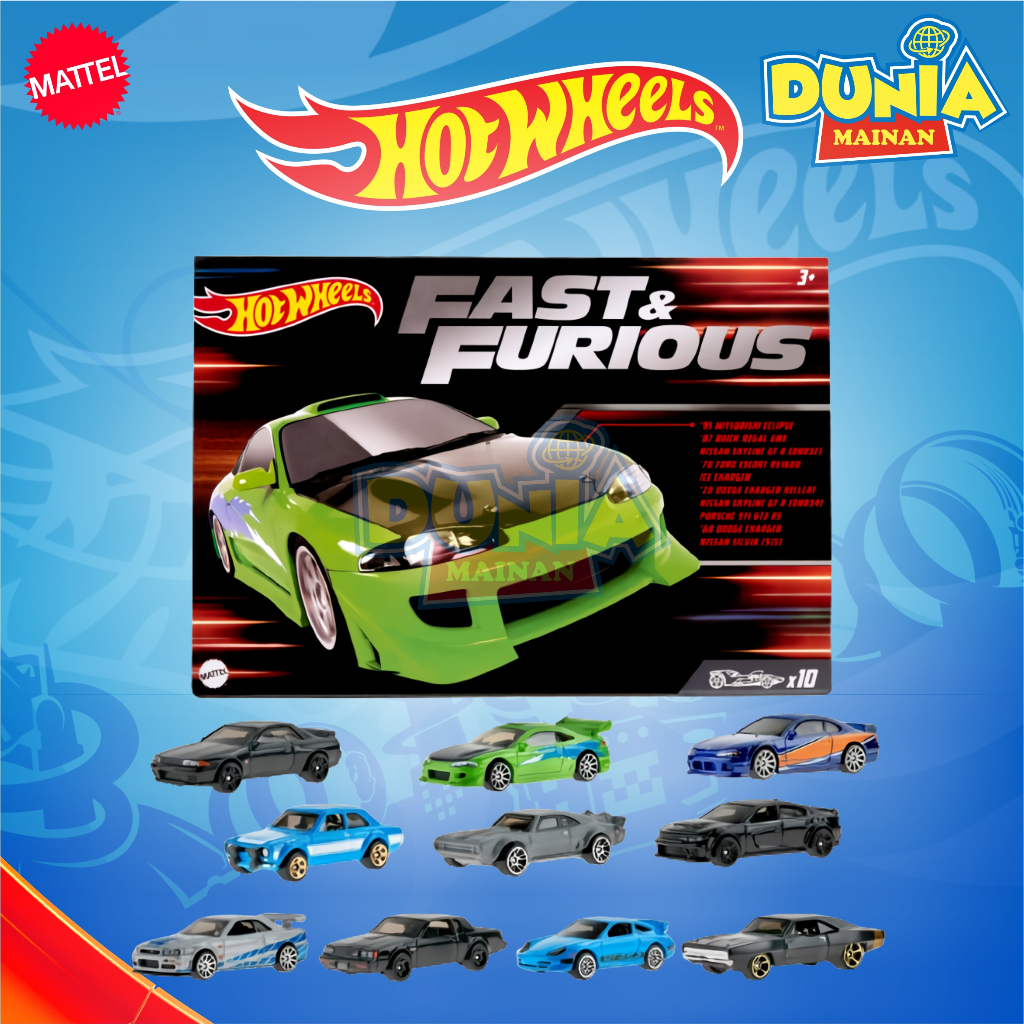 Hot Wheels Fast & Furious | 95 Mitsubishi Eclipse | 87 Buick Regal GNX ...