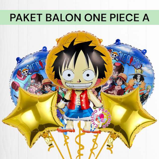 One Piece A Balloon Package/One Piece Birthday Decoration | Shopee Malaysia