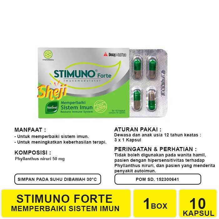 1 BOX Contains 10 STIMUNO FORTE Capsules | Shopee Malaysia