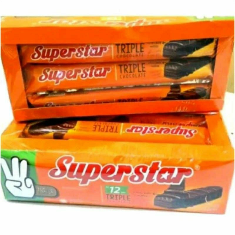 Superstar triple chocolat wafer/chocolate wafer | Shopee Malaysia