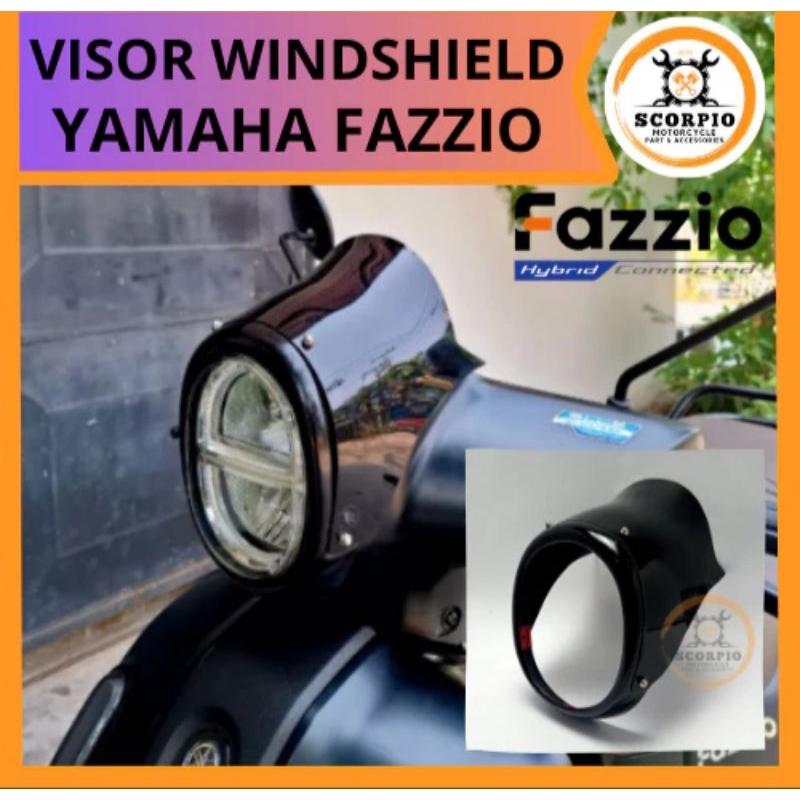 Yamaha Fazzio Visor Headlamp Cover Yamaha Fazzio 125 Variation Acrylic ...
