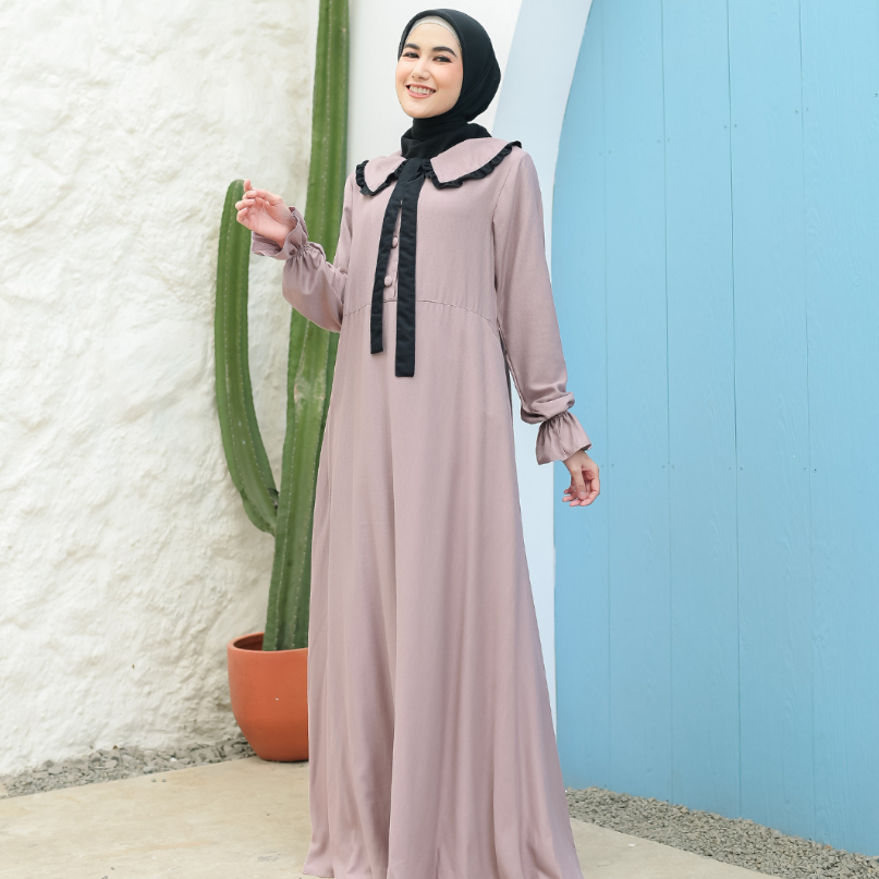 Hijra STORIES Aliya Dress 1 Gamis Korean Style Fashion Muslim Teenagers ...