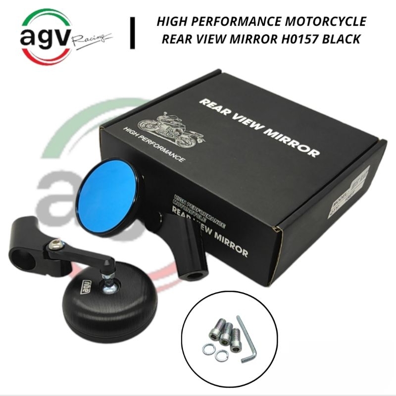Quantum AGV Racing PREMIUM Short Stem Round Black Series Full CNC Blue ...