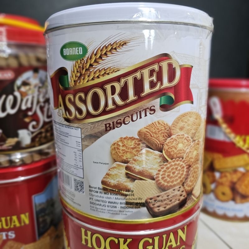 BORNEO Assorted Round | BORNEO Assorted Biscuits Round Tin | Small ...