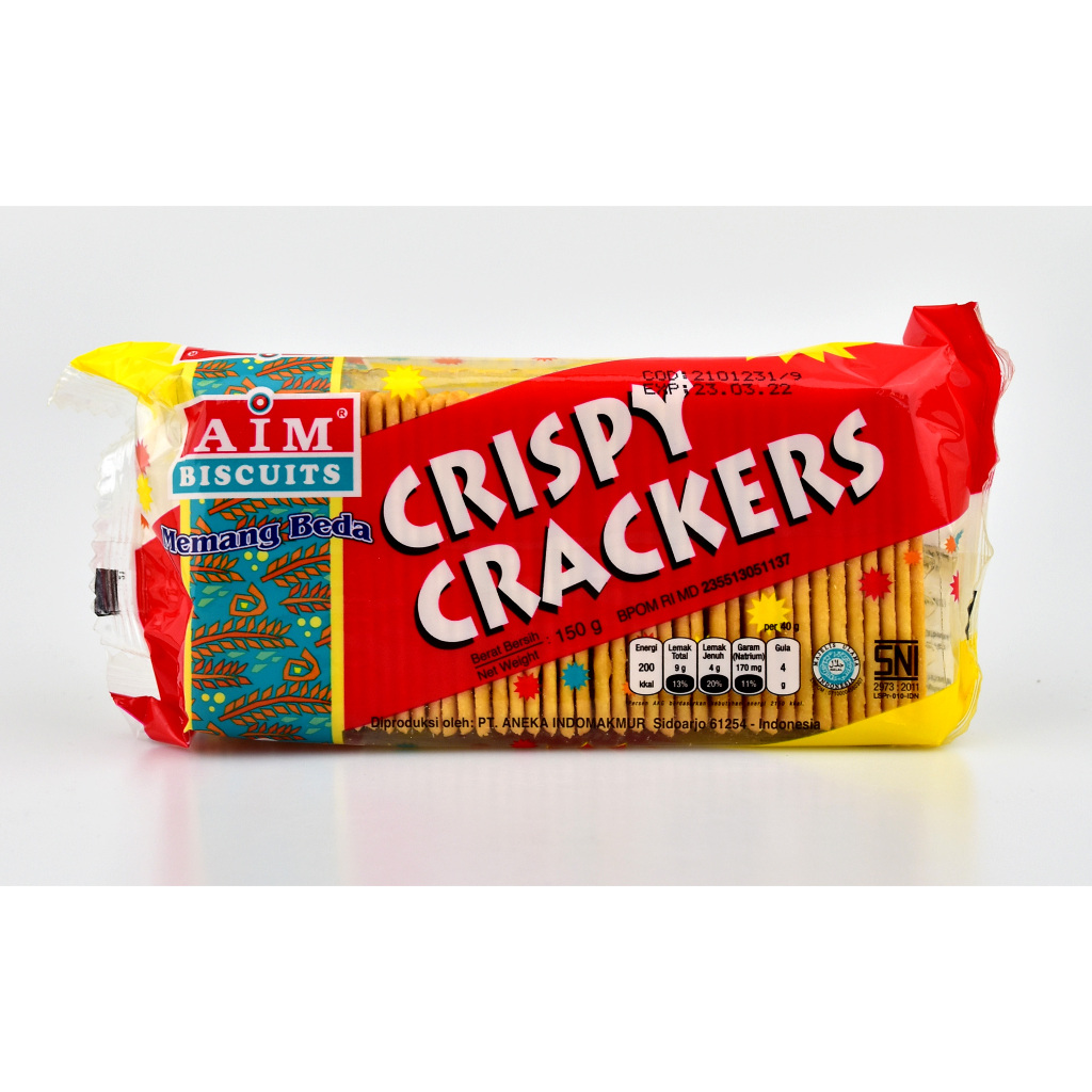 Kraker Biscuits AIM Biscuits Crispy Crackers 150 Gr | Shopee Malaysia