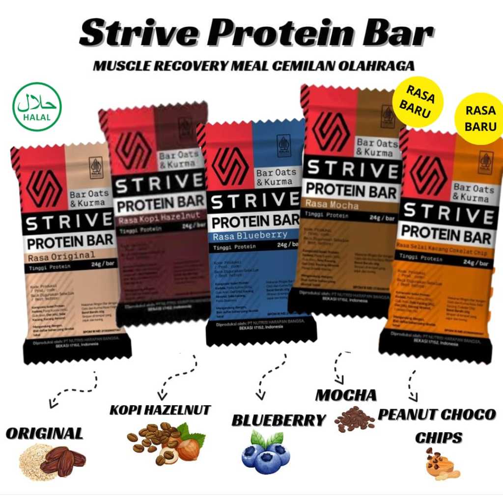 Strive Protein Bar Muscle Recovery Muscle Recovery Meal Healthy Sports ...