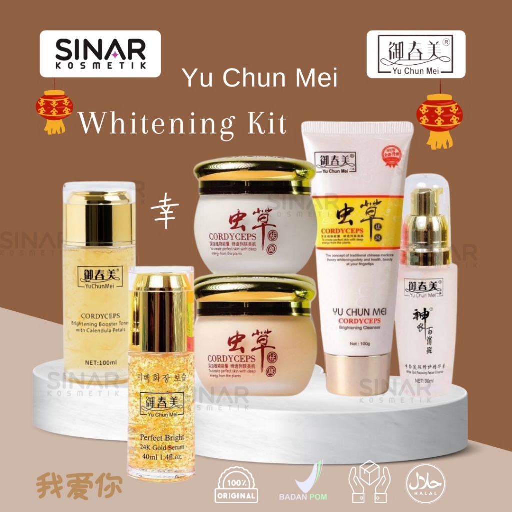 Yu CHUN MEI CORDYCEPS Lightening Series - Day Cream - Night Cream - 24K ...