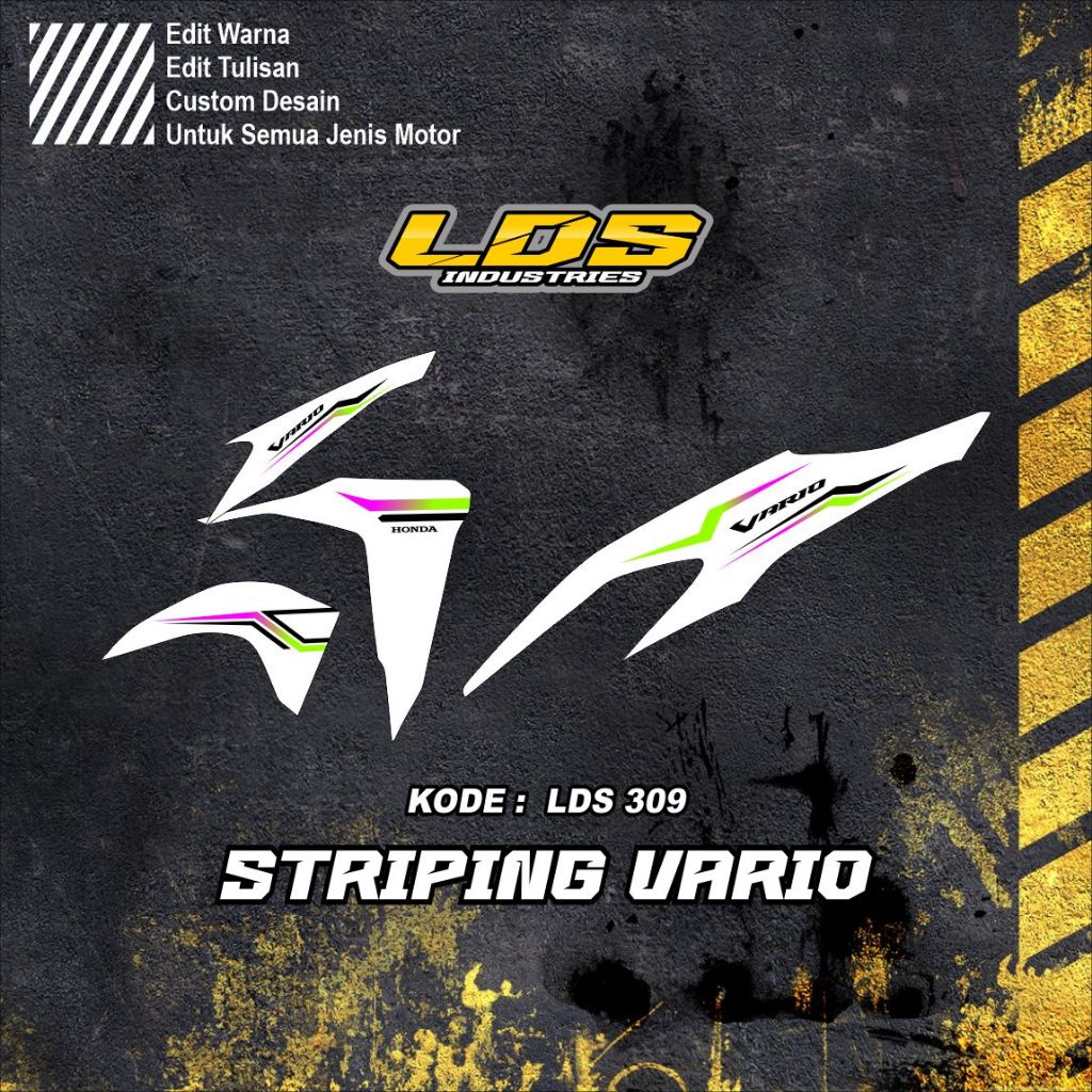 Semifull Vario Striping Sticker 125/150 New 2018 2019 2020 Limited ...