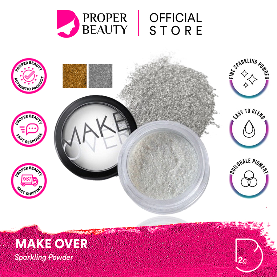 Make OVER Sparkling Powder Indonesia / Highlighter Powder Face 2g ...