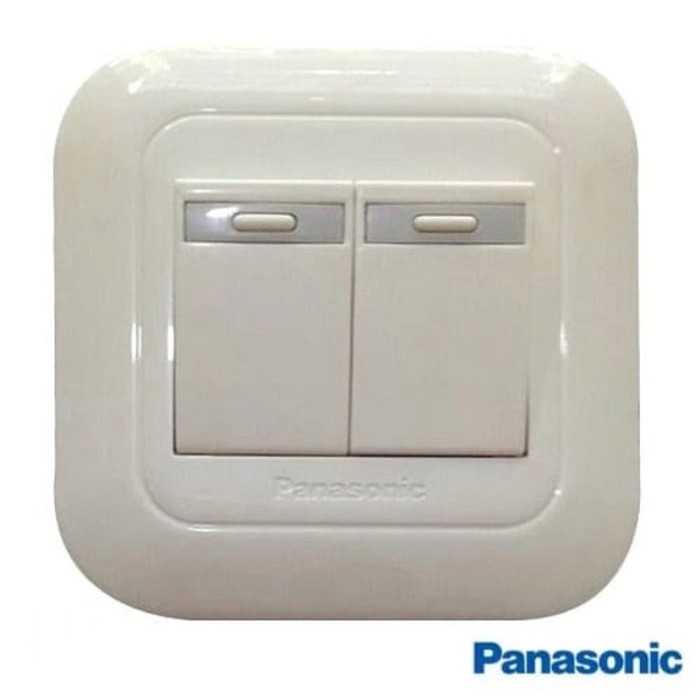 Panasonic Double 2 Gang SERIES Switch WEJ5531 WIDE SERIES | Shopee Malaysia