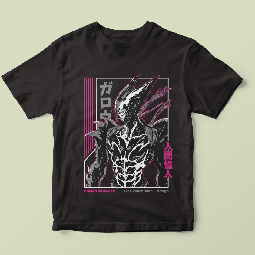 One PUNCH MAN Garou OPM-01 Anime T-Shirt | Shopee Malaysia