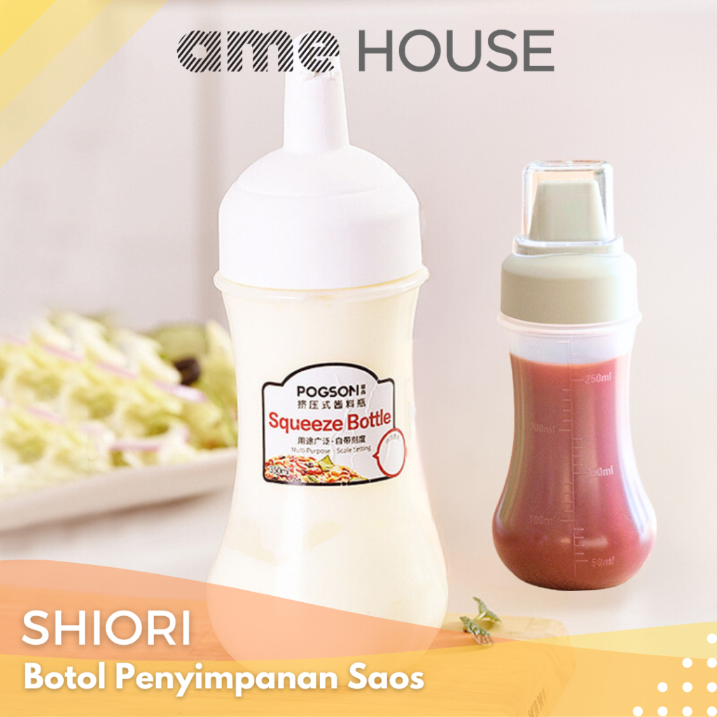 |Ame AME|Shiori Minimalist Mayo Bottle 5 Hole Dispenser Aesthetic Sauce ...