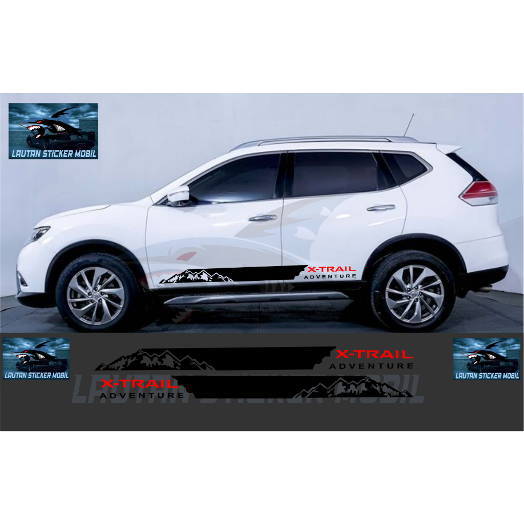 Cutting sticker Car x-rail sticker sticker list Mountain body Side Car ...
