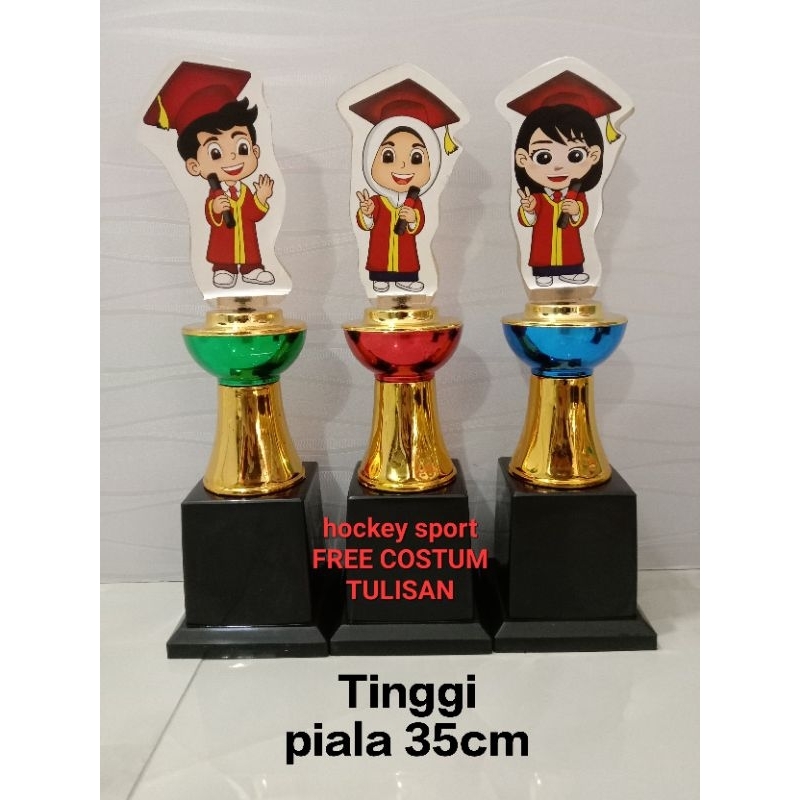 Custom Graduation Trophy Trophy Writing 1 Cup AJA (Bowl) | Shopee Malaysia
