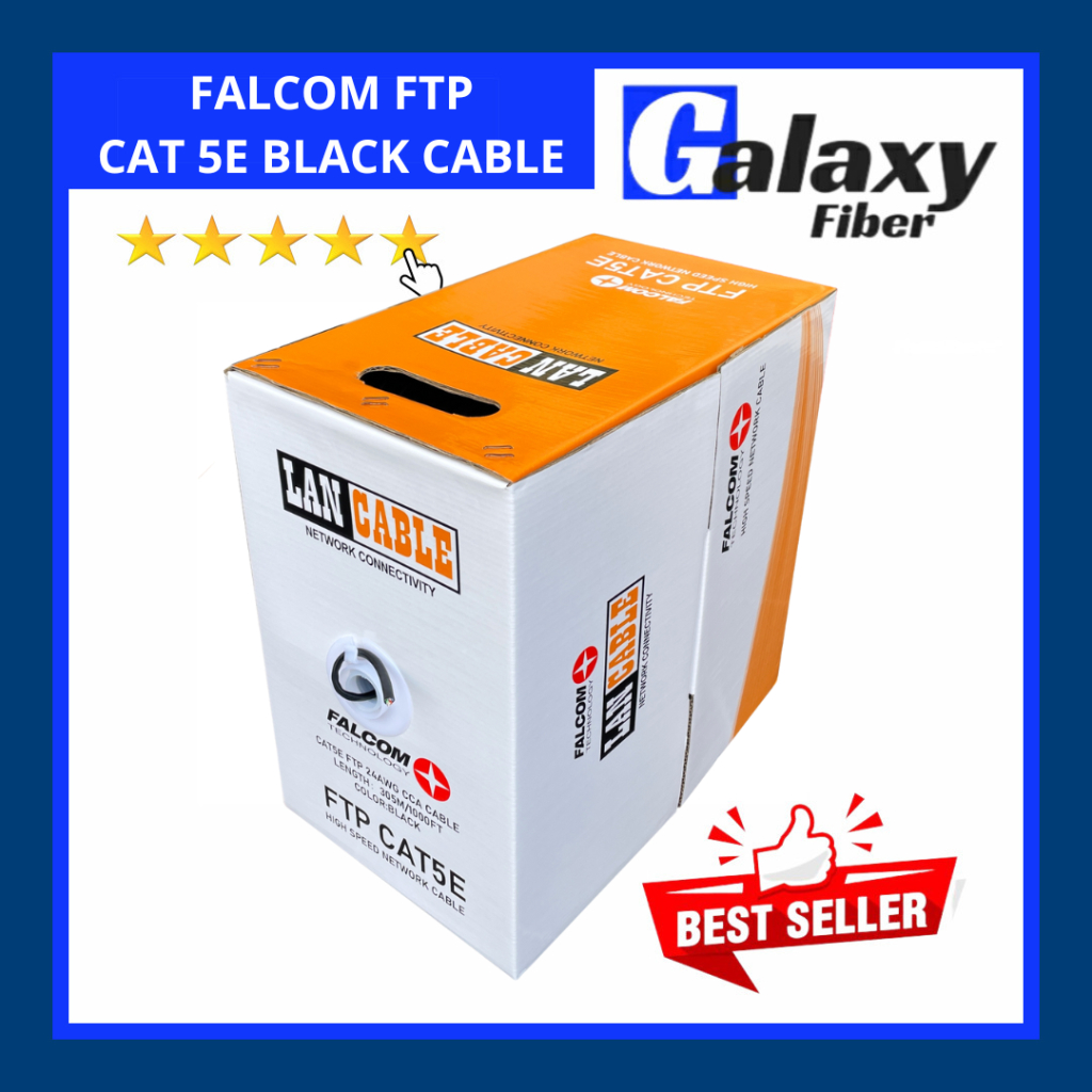 Cat5e CAT 6 305m/1000ft FALCOM technology indoor FTP Lan Cable - cat5e ...
