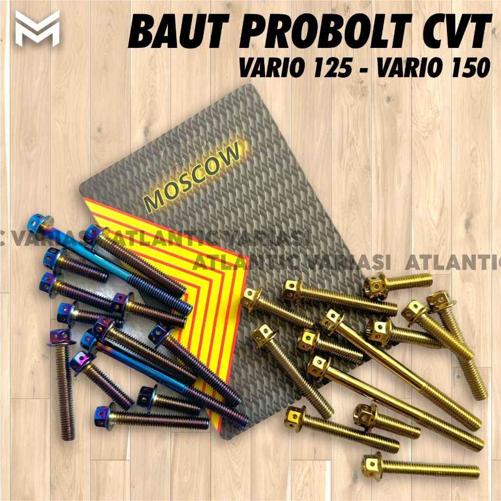 Bolt CVT VARIO 125 150 NON FLOWER COVER Bolt PROBOLT GOLD Blue TWOTONE ...