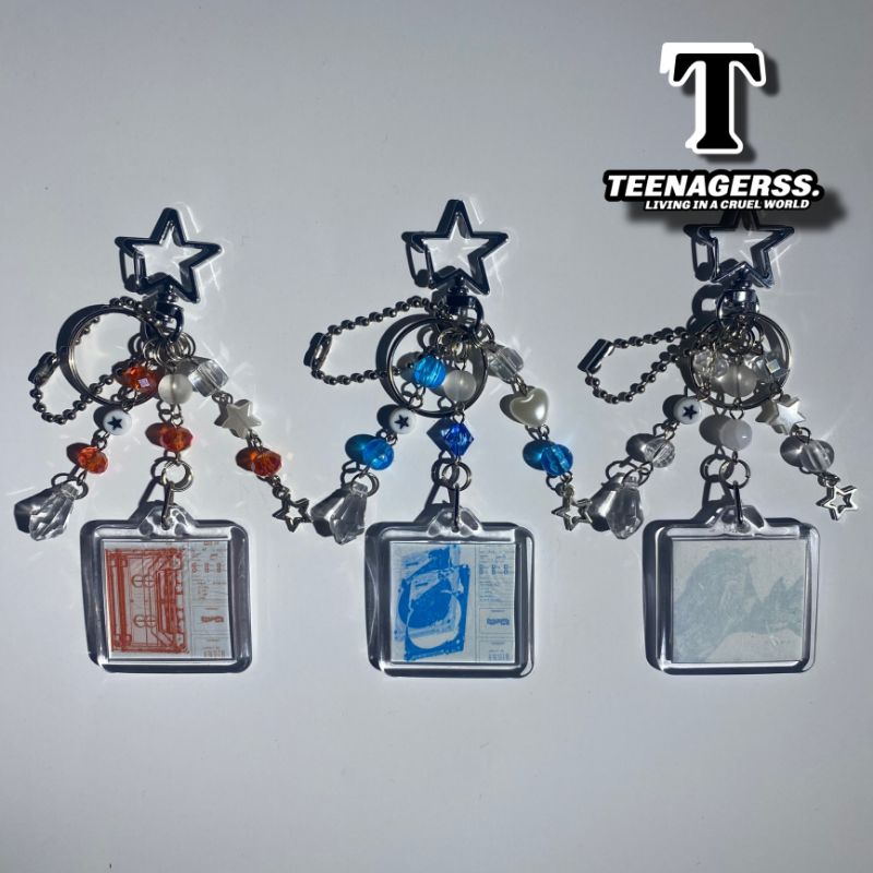 GANTUNGAN Beads Keychain Bag Wave To Earth Album Keychain Bag Bead ...