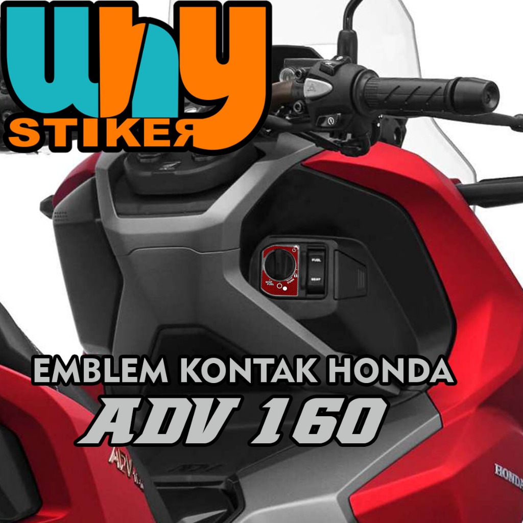 Honda ADV 160 Contact Emblem, HONDA ADV embossed STICKER | Shopee Malaysia