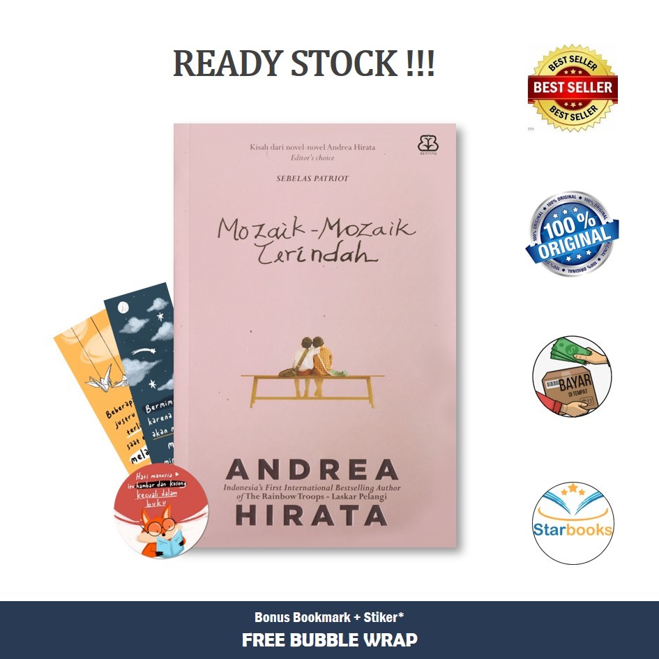 The Most Beautiful Mosaic-Mozaik Book By Andrea Hirata - Span (Fiction ...