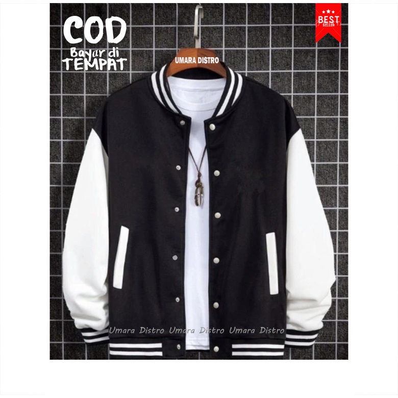 Varsity Baseball Jacket Sweater Plain Buttons Varsity Baseball Suitable ...