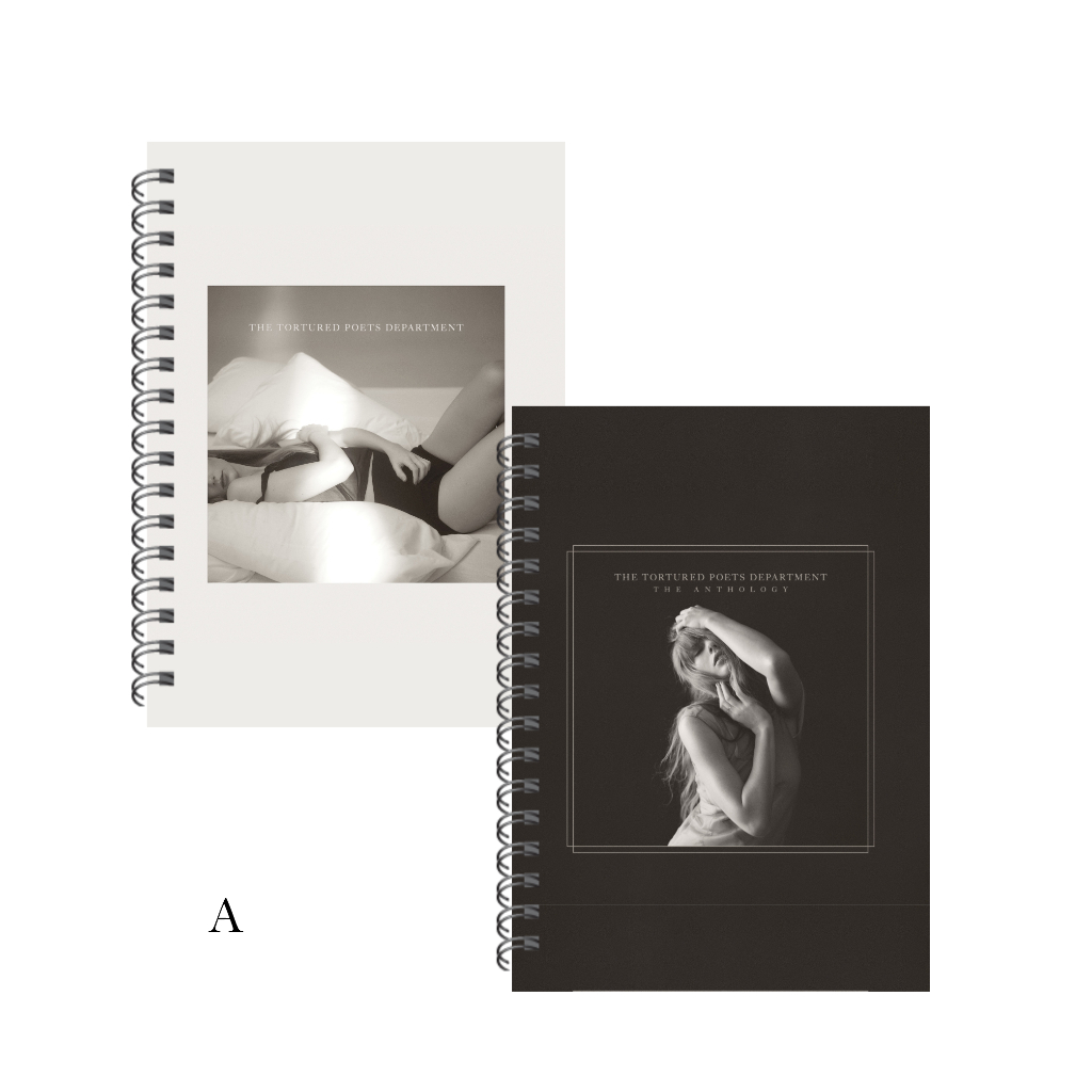 Taylor Swift TTPD Spiral Notebook (The Tortured Poets Department ...