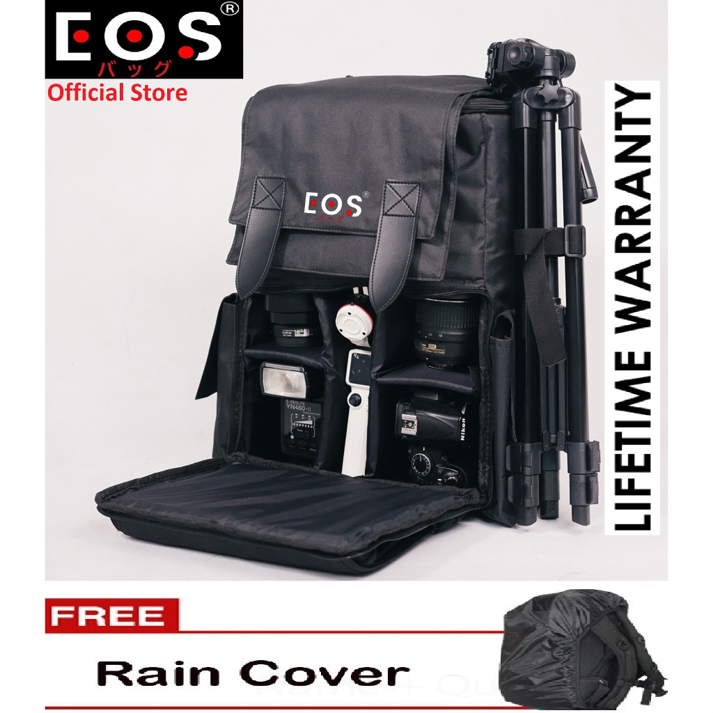 Eos Eos Kee DSLR Mirrorless Backpack Camera Bag fits a 16 inch laptop ...