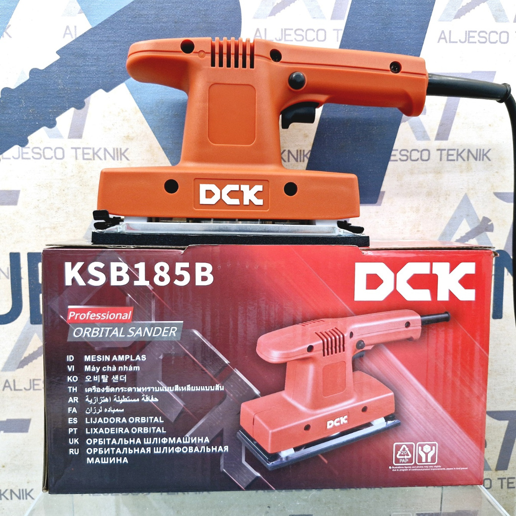 MESIN Dck KSB185B Sanding Machine 93x185mm - ORBITAL SANDER | Shopee ...