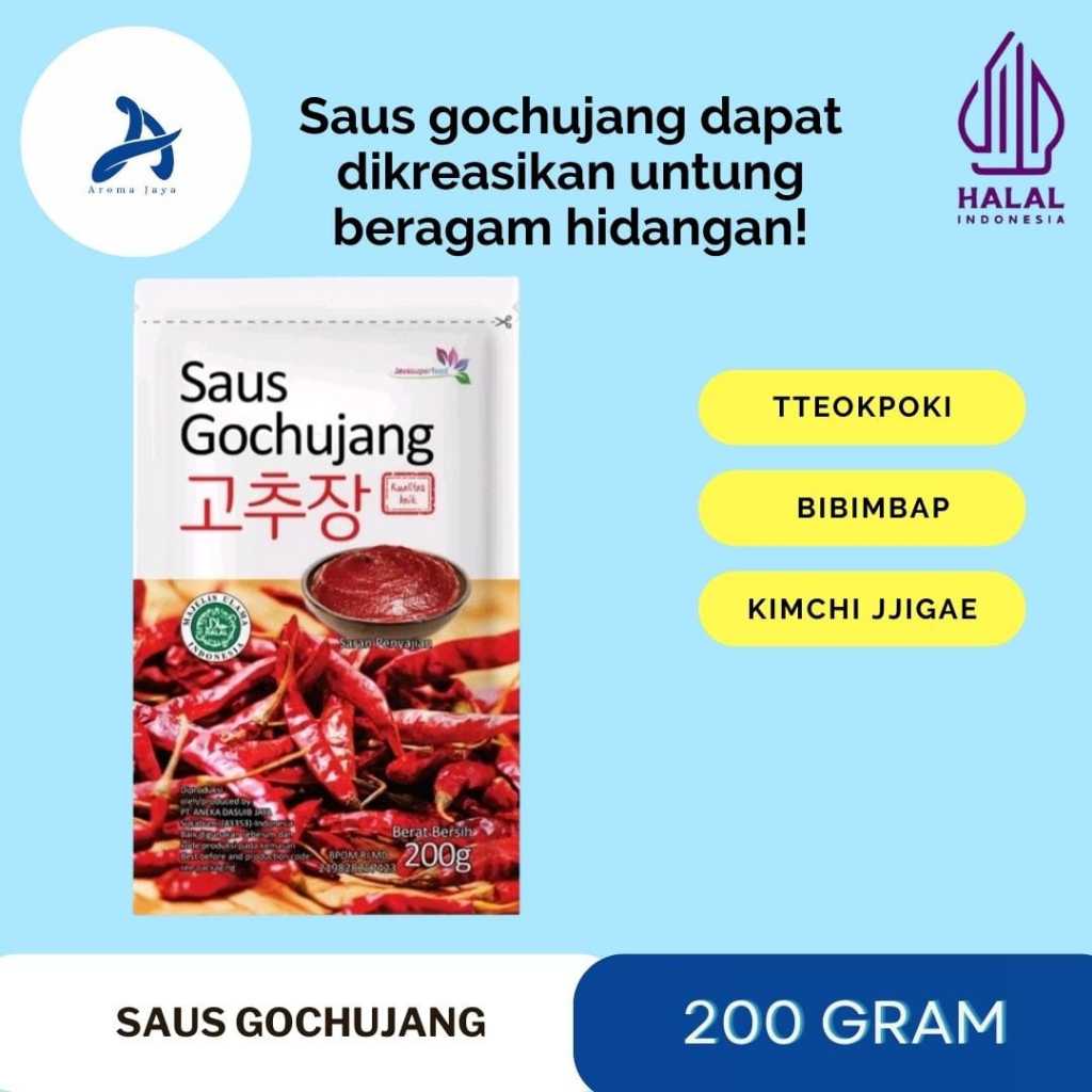 [HALAL] Gochujang 200g Original Korean Flavor/Sauce Sambal Pasta/Chili ...