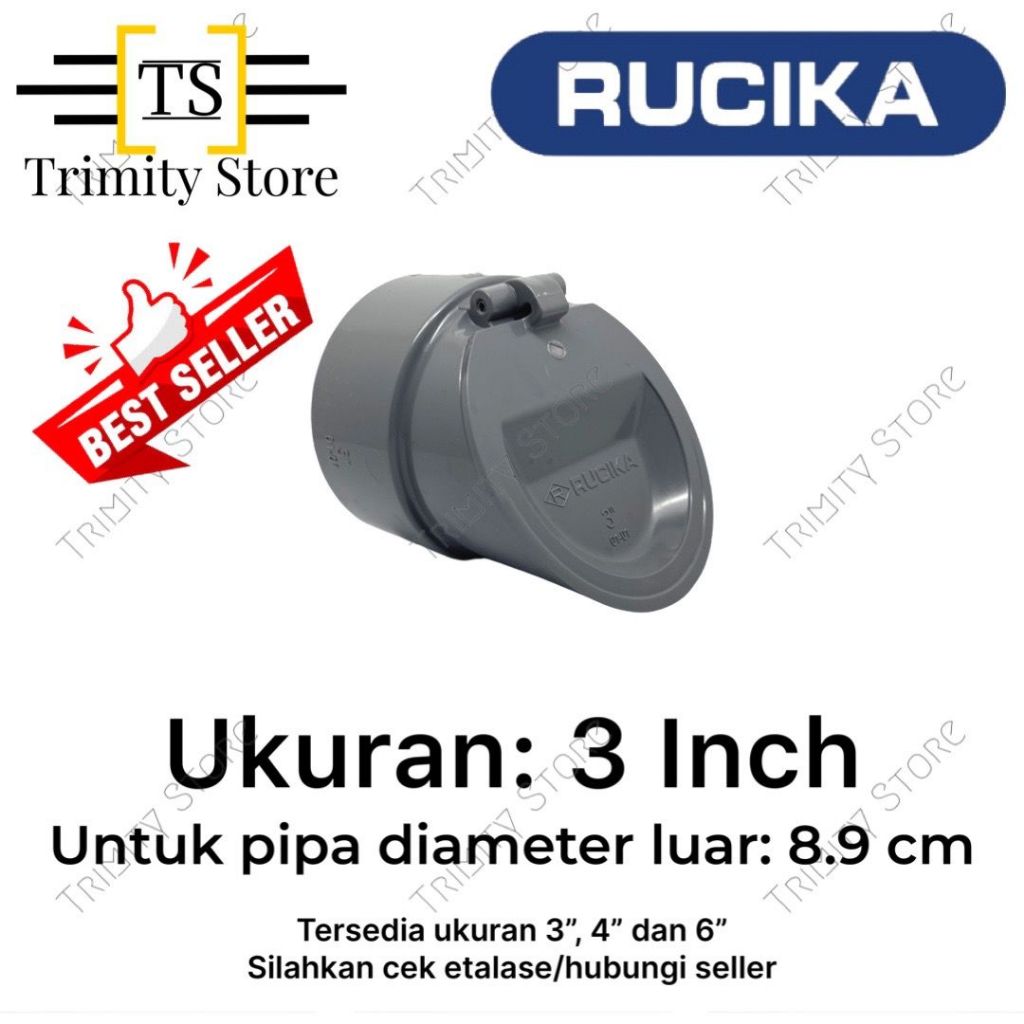 Backflow/back Flow Valve PVC/Drain Cover/Pipe Size 3" inch (dim) PVC ...