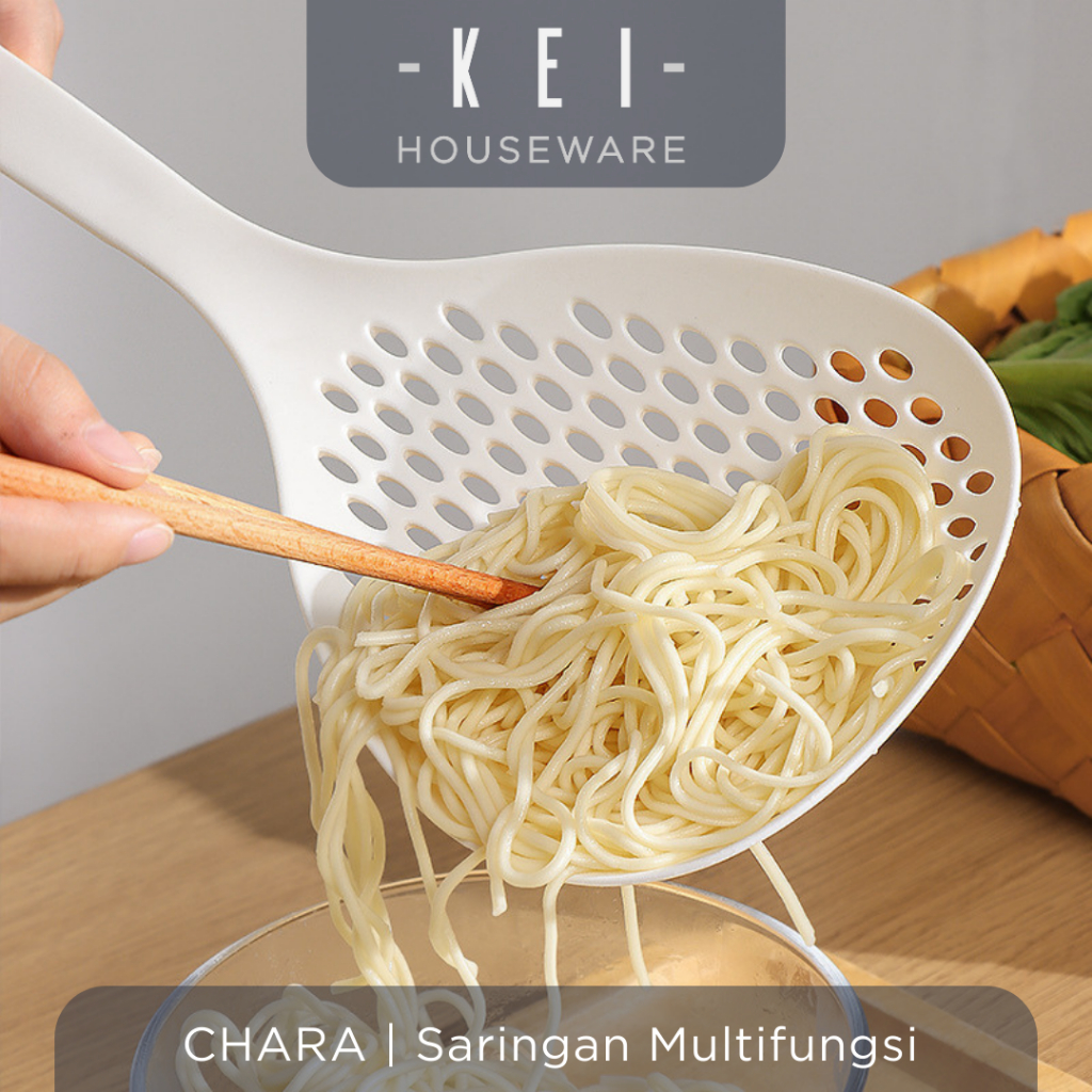 [KEI]CHARA Aesthetic Cooking Colander Spoon Multipurpose Soup Drain ...