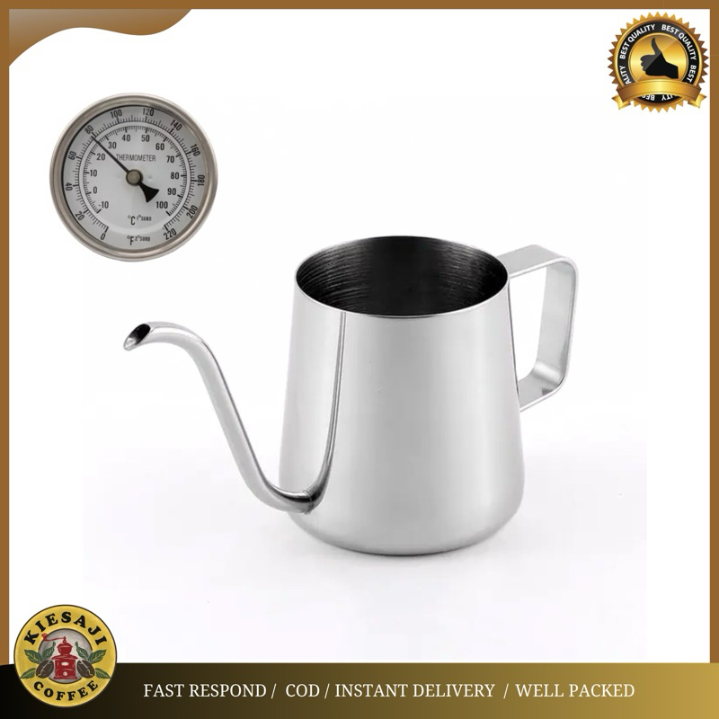 Kettle gooseneck Coffee gooseneck kettle with thermometer 350ml - 350ml ...