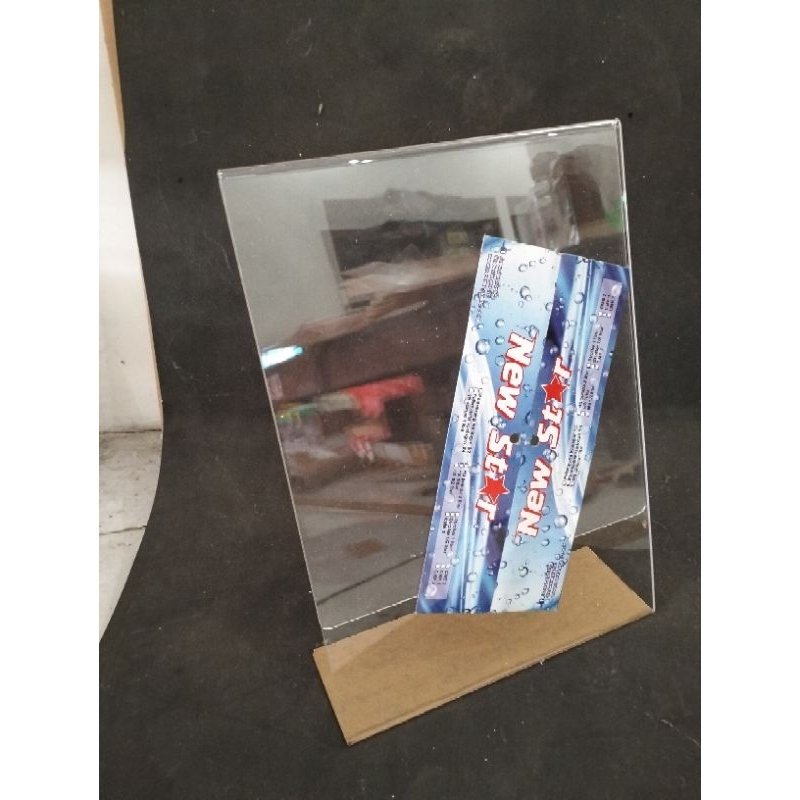 Acrylic stand model L A4 Size | Shopee Malaysia