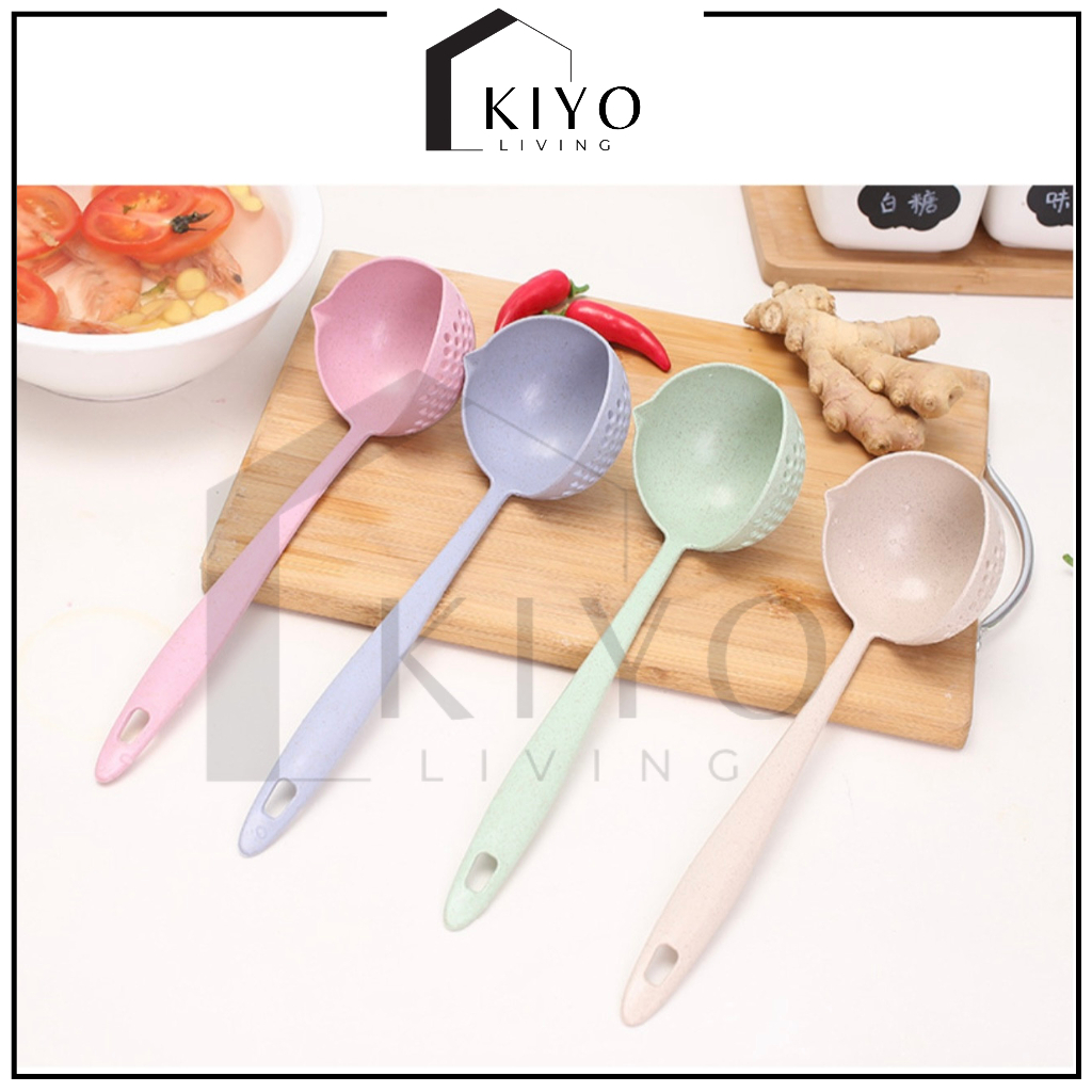 Kiyo 2in1 Vegetable Ladle Strainer Vegetable Spoon / Multifunctional ...
