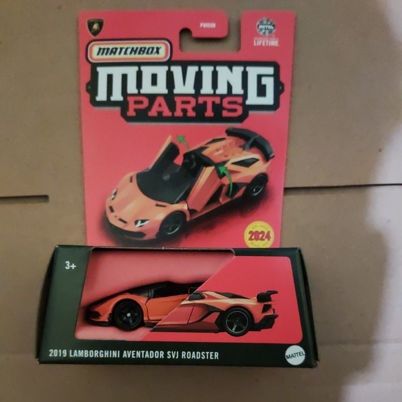 Matchbox Moving Parts 2019 Lamborghini Aventador Mirrorless Roadster ...