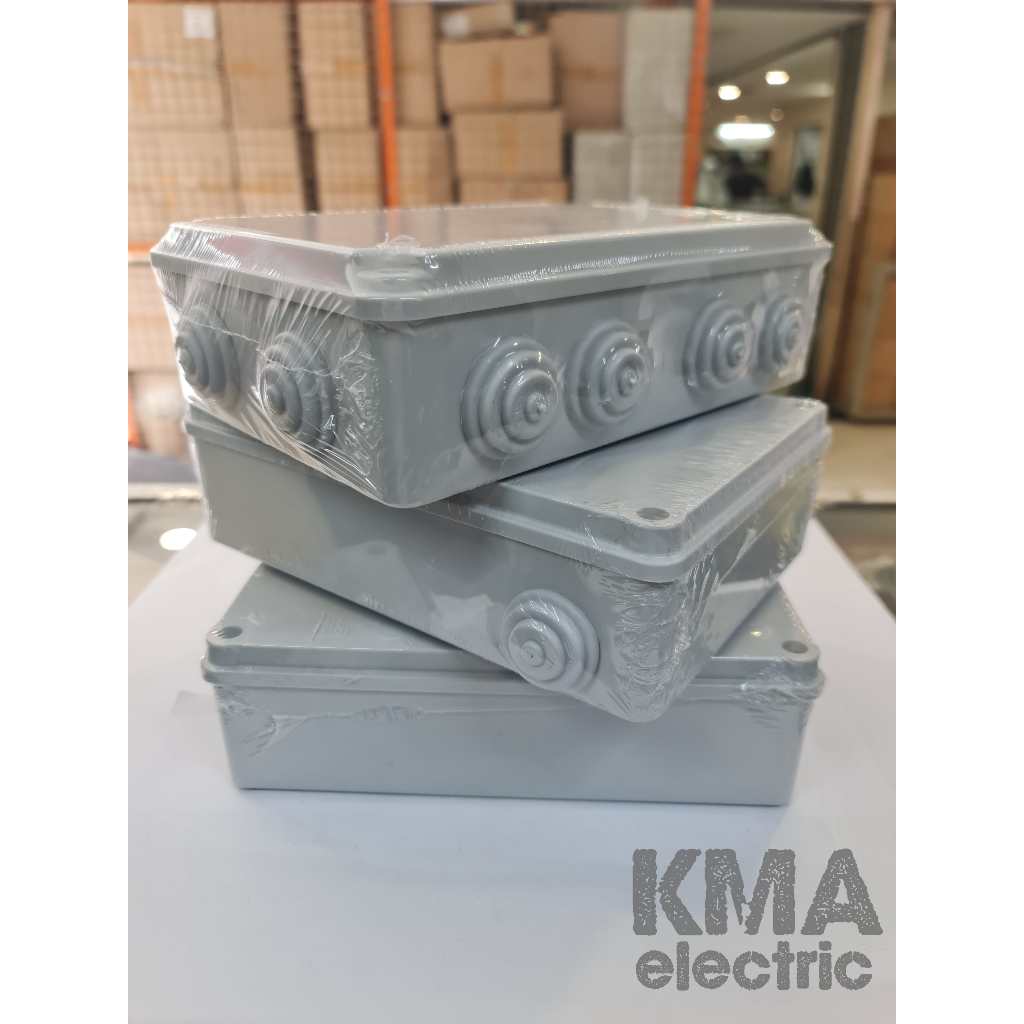 Junction box/duradus MG 220x150x70 Plain, 2-hole, 12-hole Gray Color ...