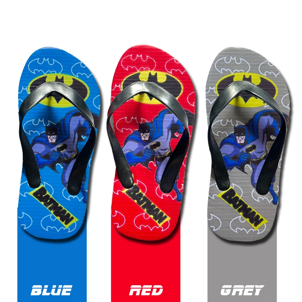 Prc' Latest Batman Screen Printed Flip-flops for Boys | Shopee Malaysia