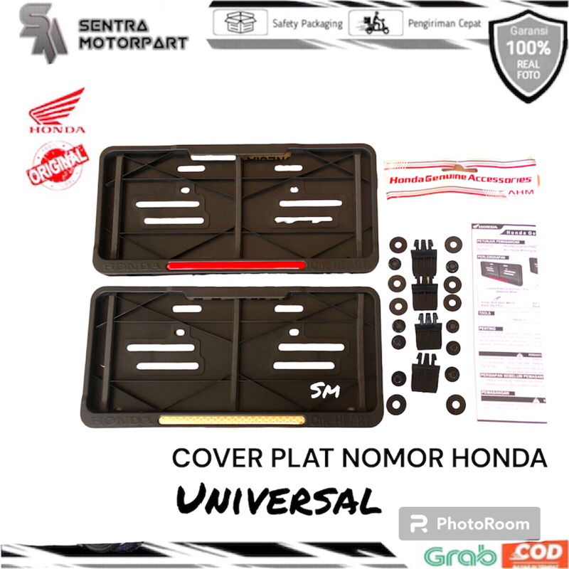 Original honda motorbike universal number plate housing number plate ...