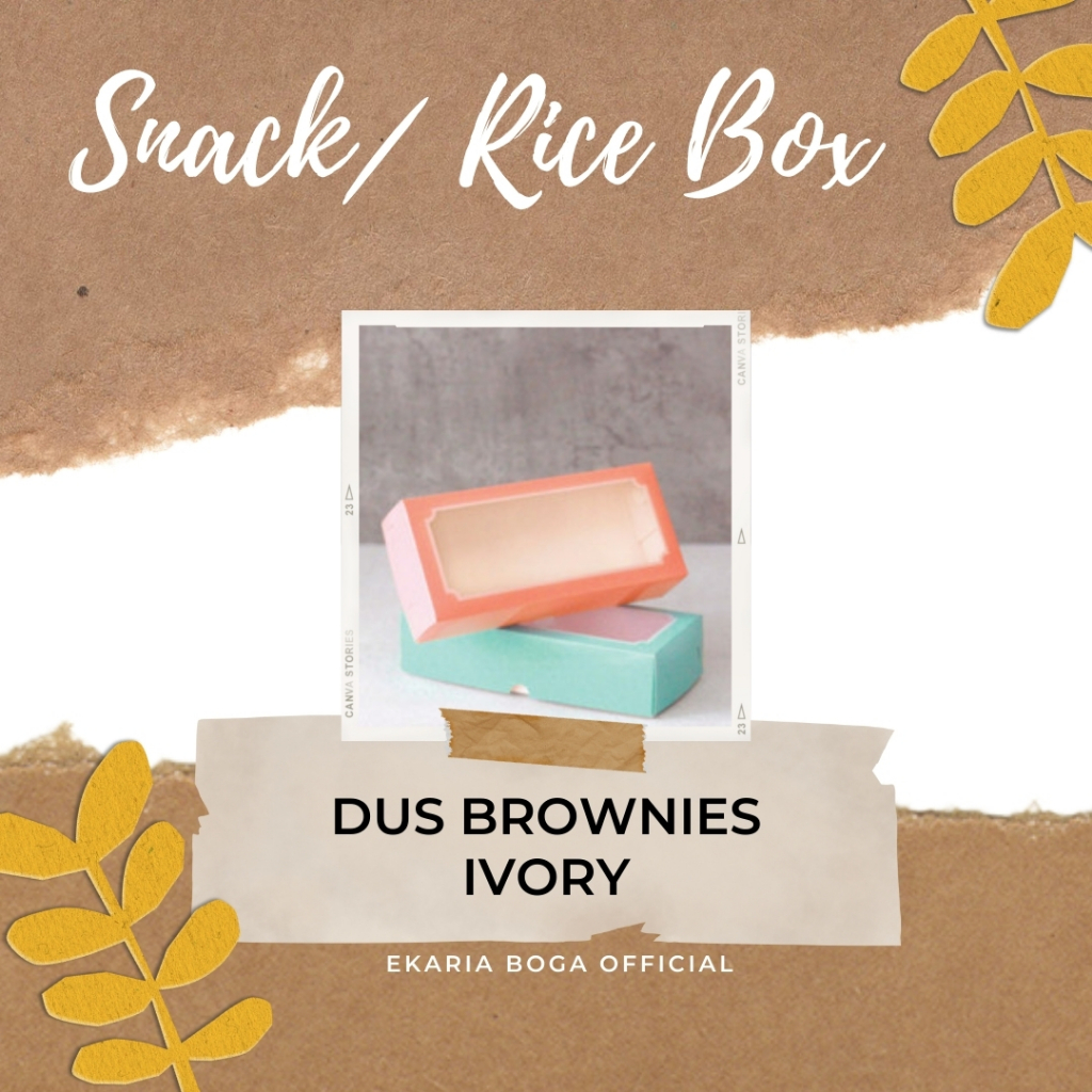 SNACK BOX / RICE BOX | SNACK Box | CAKE DUS / TART | IVORY IVORY IVORY ...