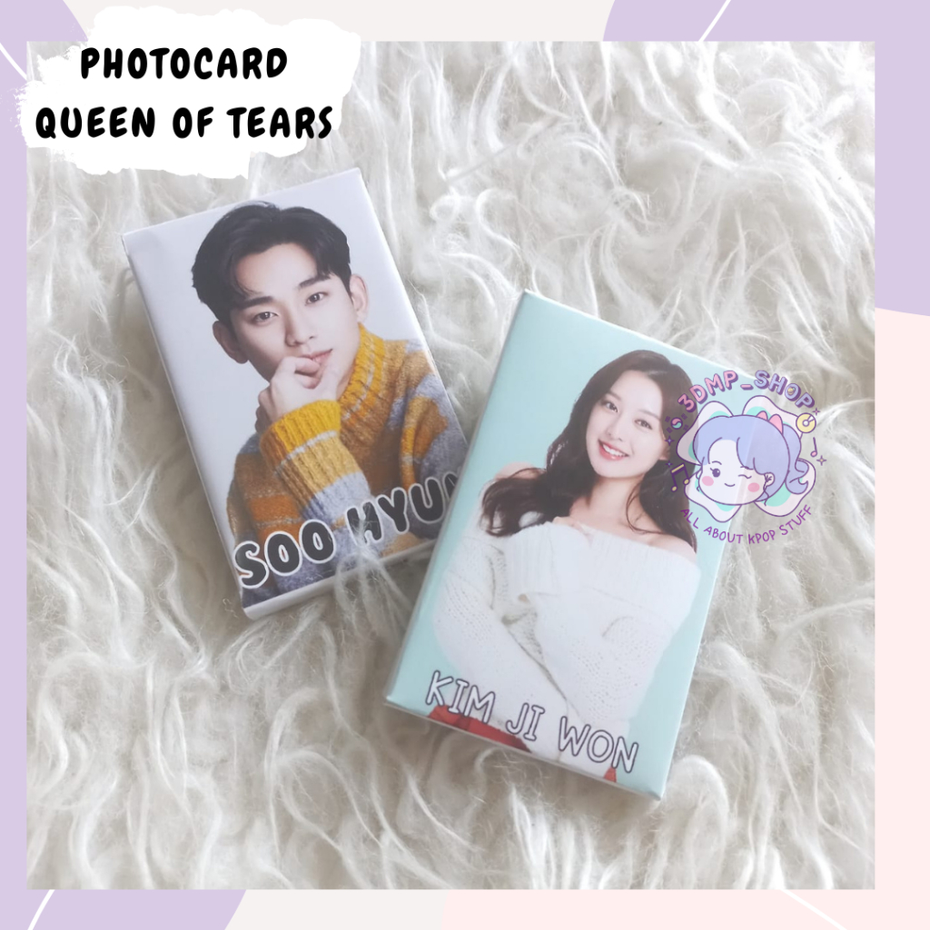 [25 sheets] Queen of Tears Photocard Actor Drakor KDrama K-Drama Kim ...