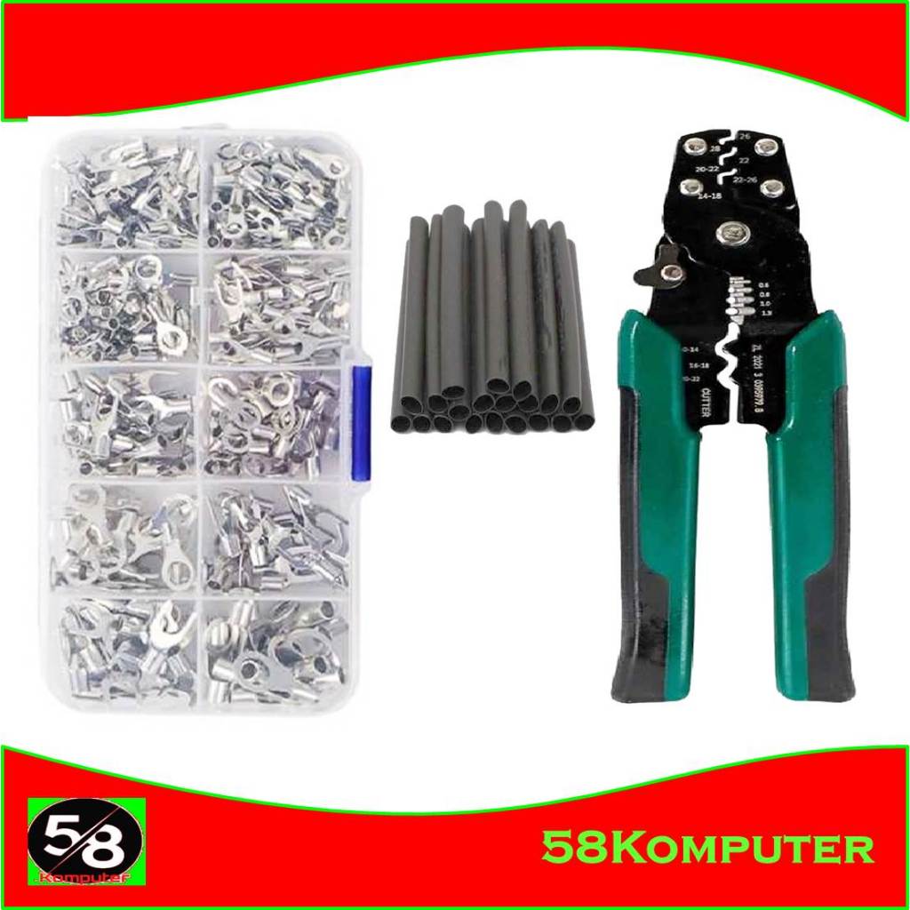 Cable Skun 320pcs Terminal Wire Crimp Connector Kit With Plier Pliers ...