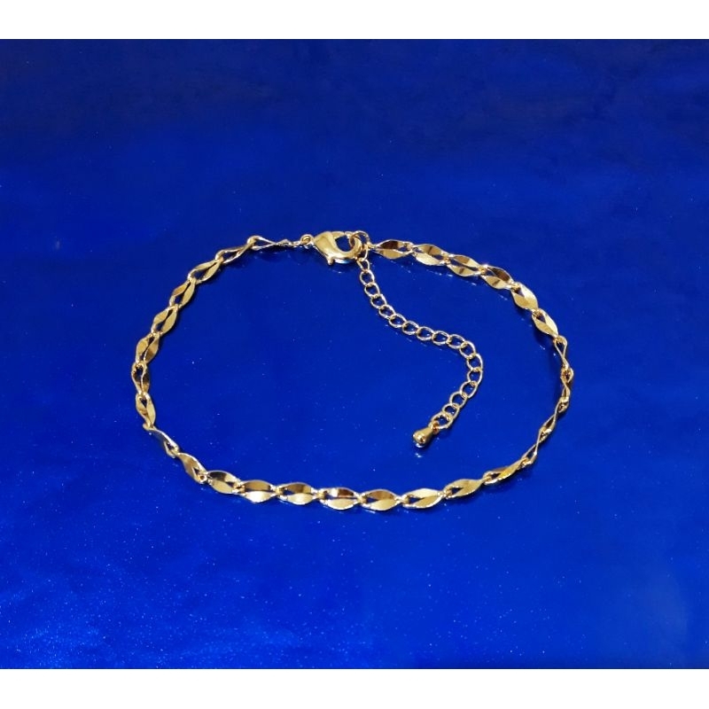 Gold Rice Seed Anklet (XUPING) | Shopee Malaysia