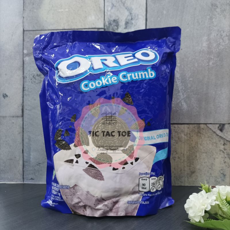Oreo cookie crumb, oreo coarse powder 1kg Original | Shopee Malaysia