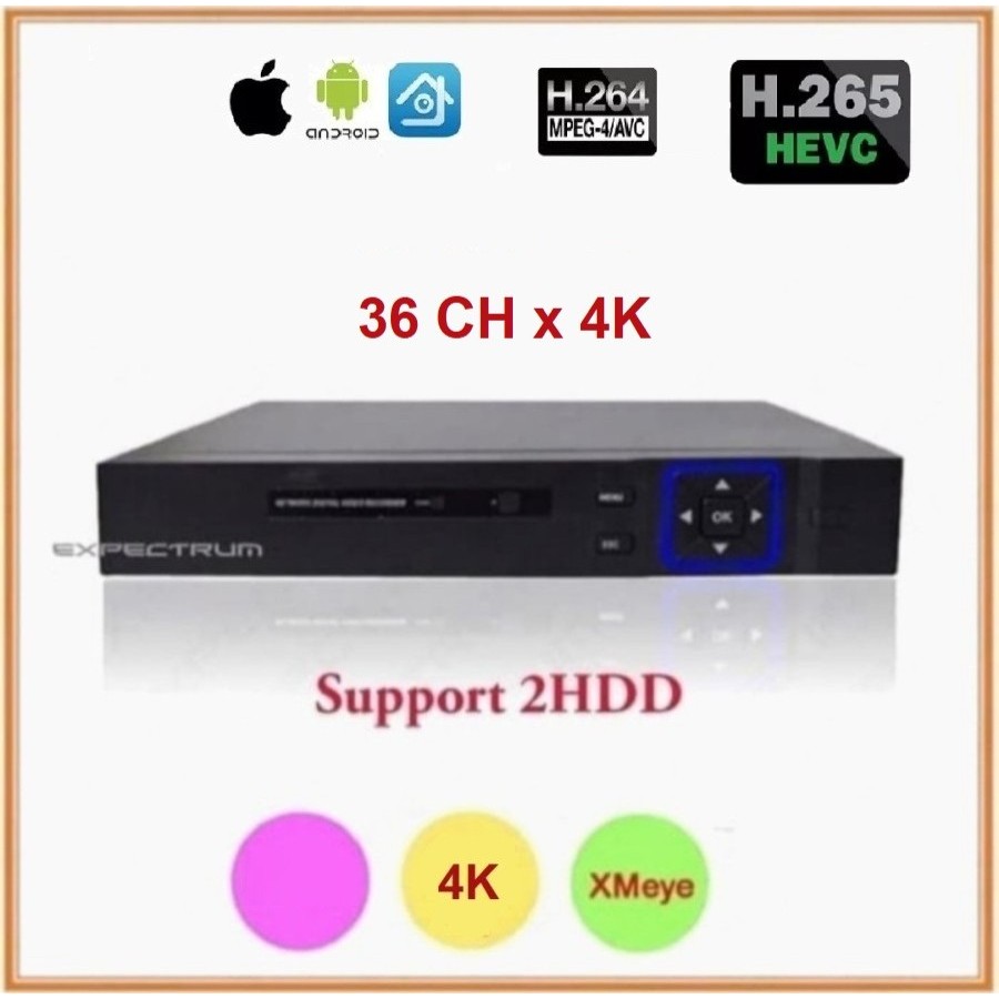 Nvr 32CH/36ch - XMeye, P2P. 4k/8mp & 2 HDD | Shopee Malaysia