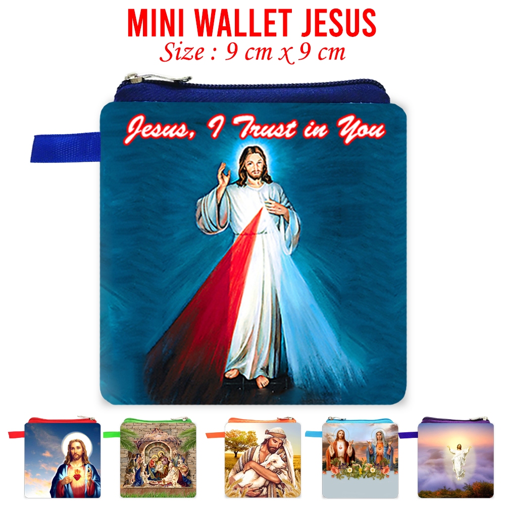 Christian Wallet Jesus Series 9x9cm Christ Jesus Christ Christian ...