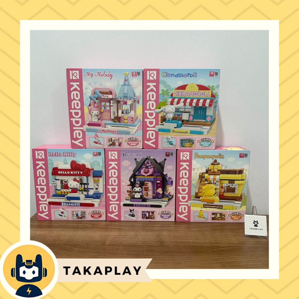 Art T5H Toys Keeppley Bricks Sanrio Street View City Keepley Keppley ...